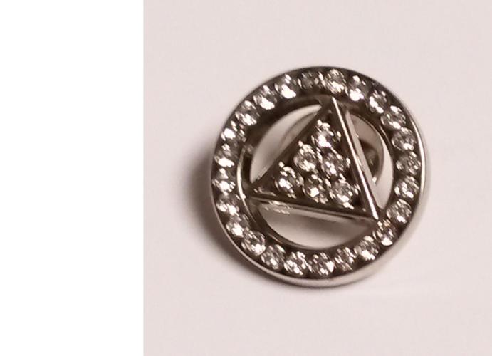 Rhinestone Symbol Lapel Pin – CASO