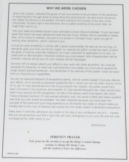 Why We Were Chosen 8.5X11 - Laminated – CASO