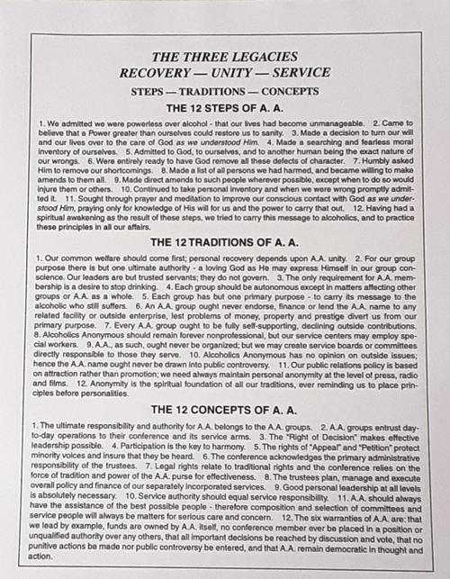 Three Legacies - Laminated – CASO